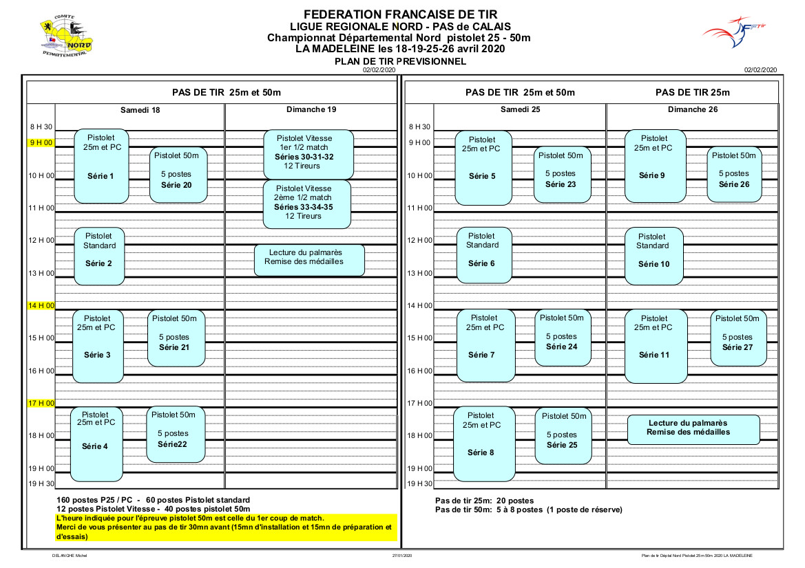 Championnat départemental nord 25/50m | Association Wasquehalienne de Tir